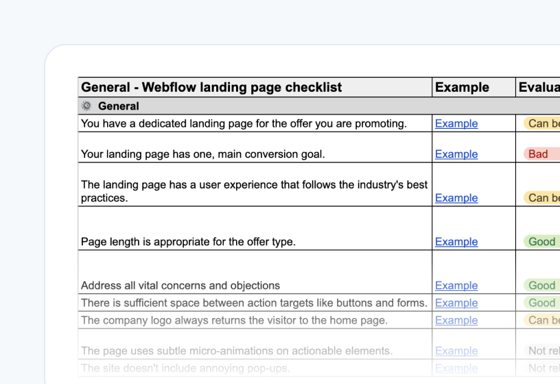 The Ultimate SAAS Landing Page Checklist | Flowout
